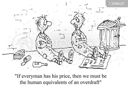 Overdraft Cartoons and Comics - funny pictures from CartoonStock