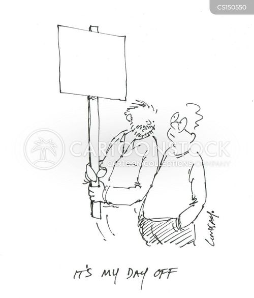Protest Banner Cartoons and Comics - funny pictures from CartoonStock