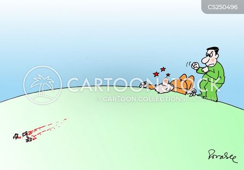 Fisticuffs Cartoons and Comics - funny pictures from CartoonStock