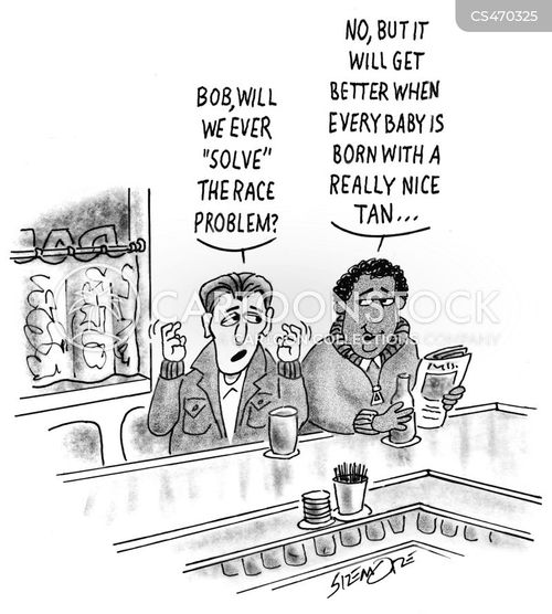 Mixed Race Cartoons and Comics - funny pictures from CartoonStock