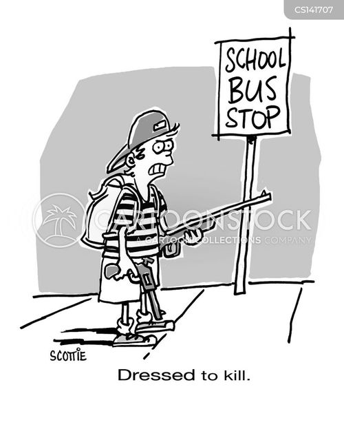 High School Shootings Cartoons and Comics - funny pictures from ...
