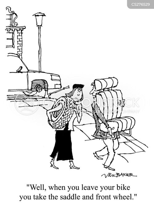 Bike Thief Cartoons and Comics - funny pictures from CartoonStock