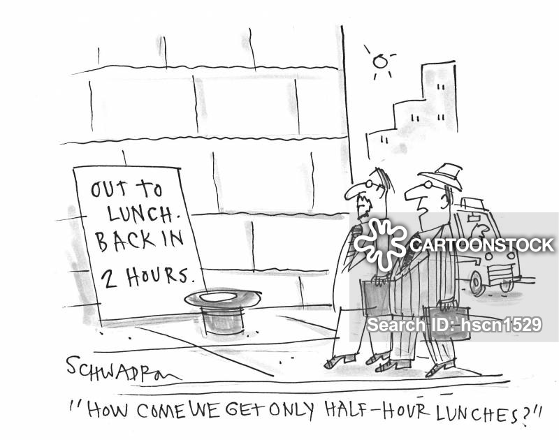 Lunch-breaks Cartoons and Comics - funny pictures from CartoonStock