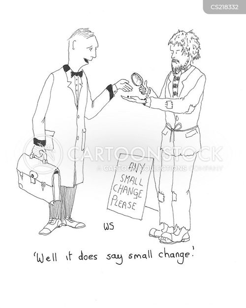 Small Change Cartoons and Comics - funny pictures from CartoonStock