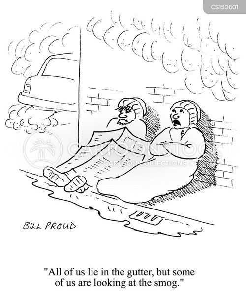 Car Fumes Cartoons and Comics - funny pictures from CartoonStock