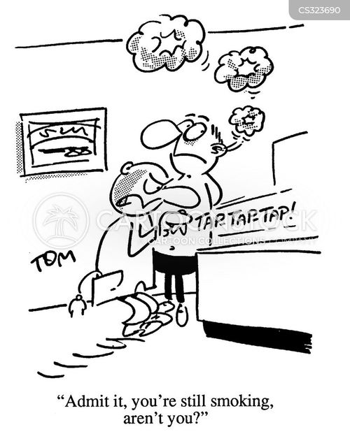 Stopping Smoking Cartoons and Comics - funny pictures from CartoonStock