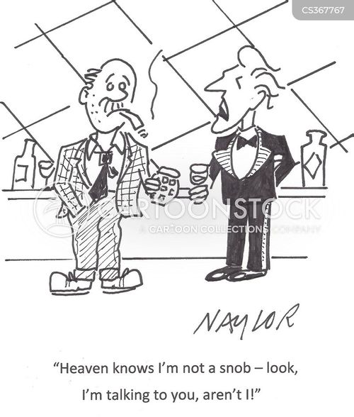 Snobbishness Cartoons and Comics - funny pictures from CartoonStock