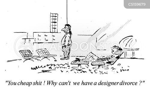 Designer Divorce Cartoons and Comics - funny pictures from CartoonStock