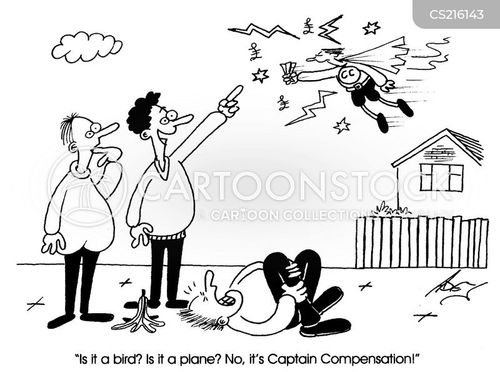 Compensation Claim Cartoons and Comics - funny pictures from CartoonStock