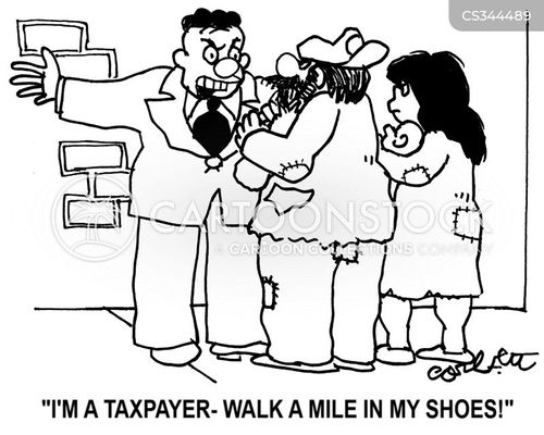 Taxpaying Cartoons and Comics - funny pictures from CartoonStock