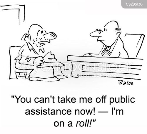 Public Assistance Cartoons and Comics - funny pictures from CartoonStock