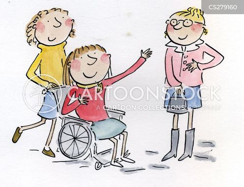 Wheelchair Mobility Cartoons and Comics - funny pictures from CartoonStock