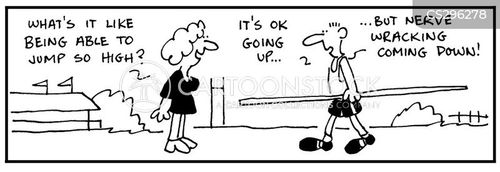 Nerve Wracking Cartoons and Comics - funny pictures from CartoonStock