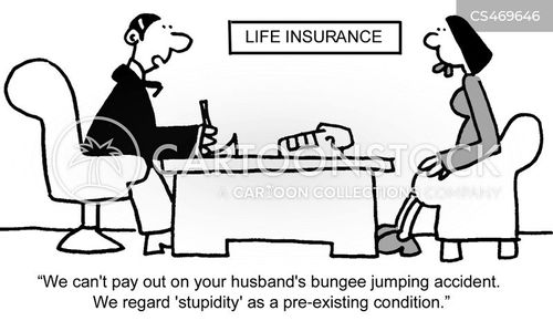 Life Policy Cartoons and Comics - funny pictures from CartoonStock