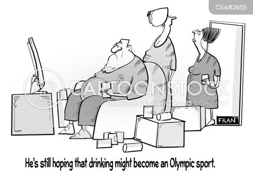 Olympic Fans Cartoons and Comics - funny pictures from CartoonStock