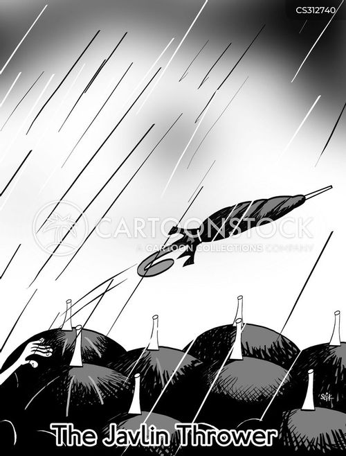 Javelin Thrower Cartoons and Comics - funny pictures from CartoonStock