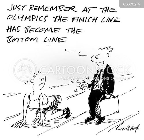 Finish Line Cartoons and Comics - funny pictures from CartoonStock