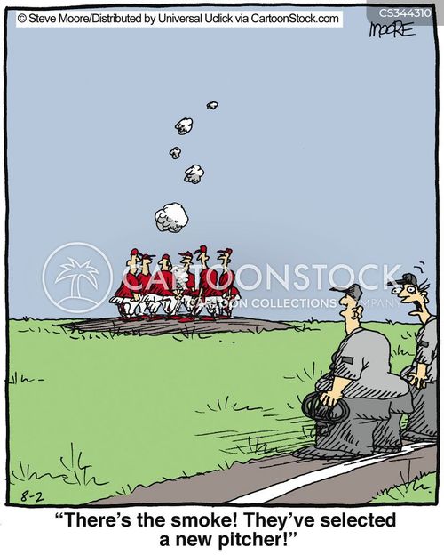 Baseball Pitches Cartoons and Comics - funny pictures from CartoonStock