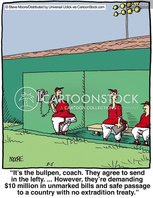 Bullpen Cartoons and Comics - funny pictures from CartoonStock