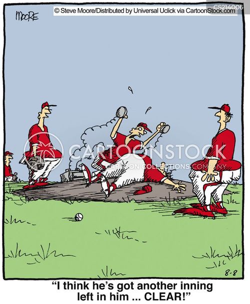 Baseball Pitches Cartoons and Comics - funny pictures from CartoonStock