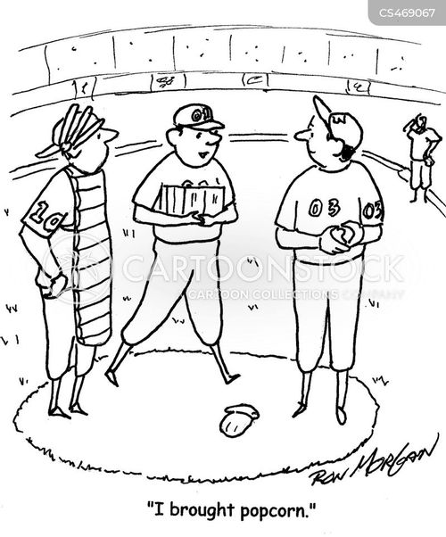 Baseball Stadium Cartoons and Comics - funny pictures from CartoonStock