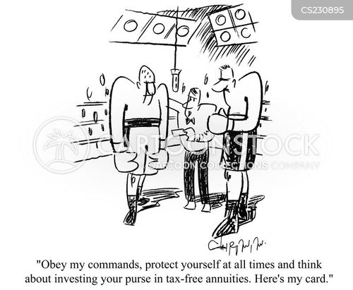 Annuities Cartoons and Comics - funny pictures from CartoonStock