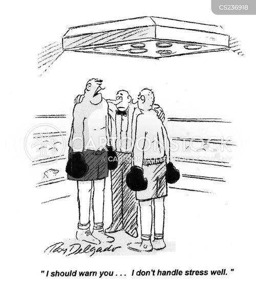 Fight Stress Cartoons and Comics - funny pictures from CartoonStock