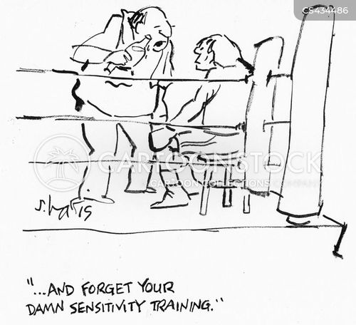 Shadow Boxing Cartoons and Comics - funny pictures from CartoonStock