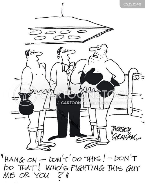 Ring Fighter Cartoons and Comics - funny pictures from CartoonStock