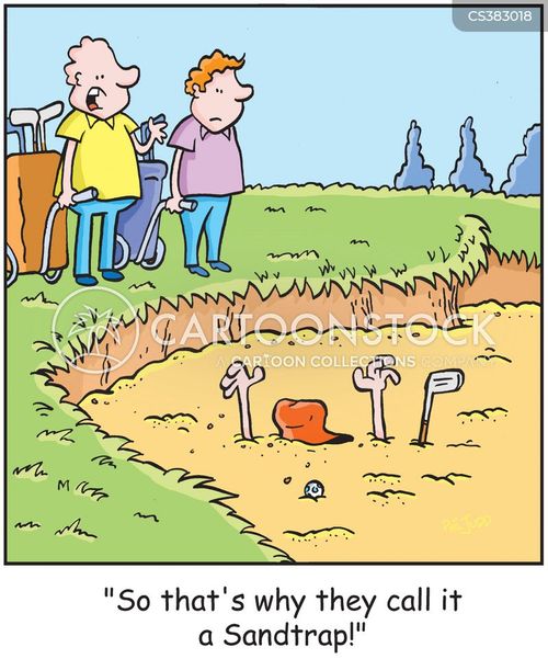 Sandtraps Cartoons and Comics - funny pictures from CartoonStock