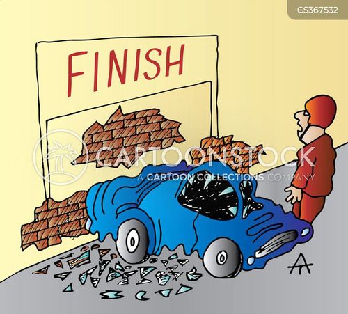 Racing Cars Cartoons and Comics - funny pictures from CartoonStock