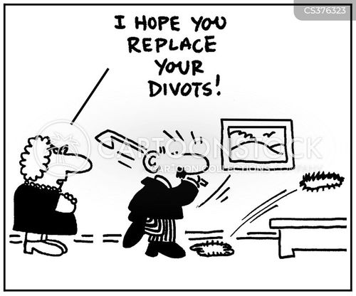 Divot Cartoons and Comics - funny pictures from CartoonStock