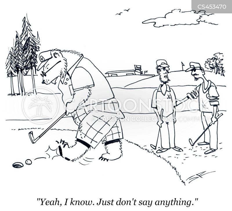 Putting Green Cartoons and Comics - funny pictures from CartoonStock