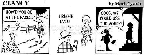 Breaking Even Cartoons and Comics - funny pictures from CartoonStock