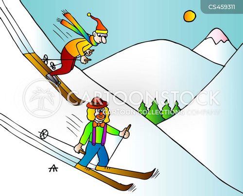 Wintersport Cartoons and Comics - funny pictures from CartoonStock