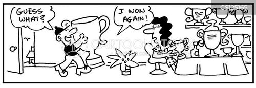 Competing Cartoons and Comics - funny pictures from CartoonStock