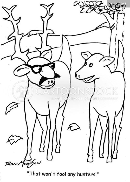Deer Hunt Cartoons and Comics - funny pictures from CartoonStock