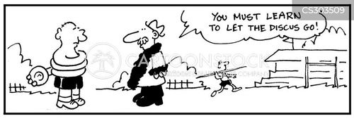 Discus Thrower Cartoons and Comics - funny pictures from CartoonStock