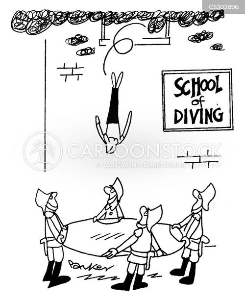 Diver Training Cartoons and Comics - funny pictures from CartoonStock