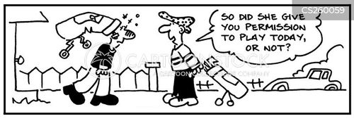 Spousal Approval Cartoons and Comics - funny pictures from CartoonStock