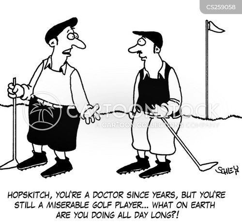 Golf Player Cartoons and Comics - funny pictures from CartoonStock