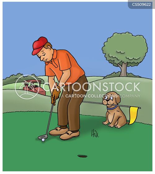 Golf Caddy Cartoons and Comics - funny pictures from CartoonStock