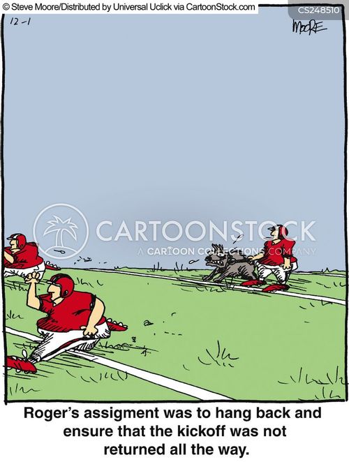 Kick Off Cartoons and Comics - funny pictures from CartoonStock
