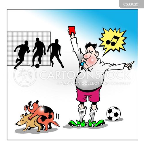 Football Referee Cartoons and Comics - funny pictures from CartoonStock