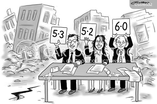 Richter Scale Cartoons and Comics - funny pictures from CartoonStock