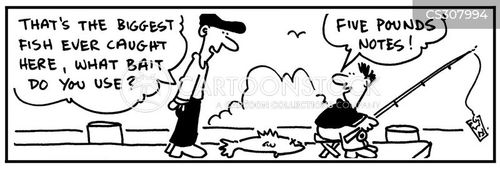 Fish Story Cartoons and Comics - funny pictures from CartoonStock