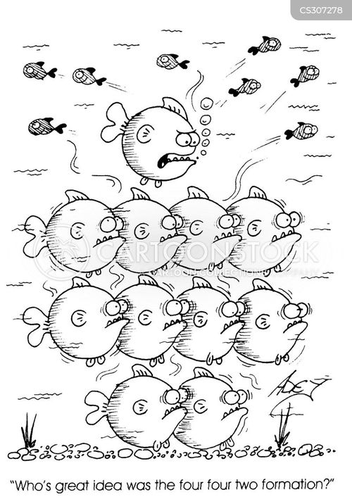 Schools Of Fish Cartoons and Comics - funny pictures from CartoonStock