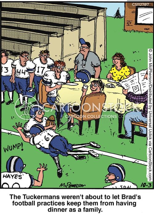 Football Practice Cartoons and Comics - funny pictures from CartoonStock