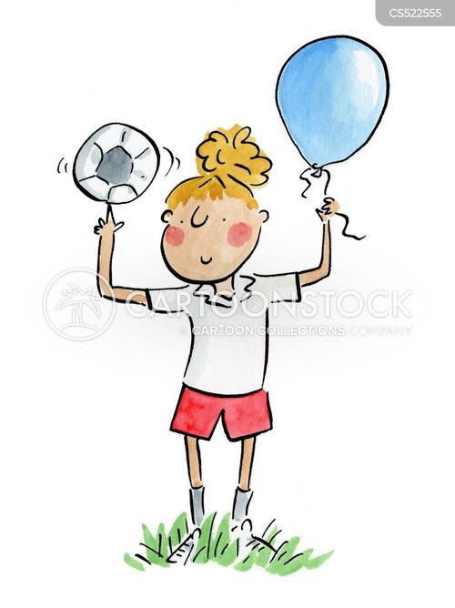 Women's Football Cartoons and Comics - funny pictures from CartoonStock