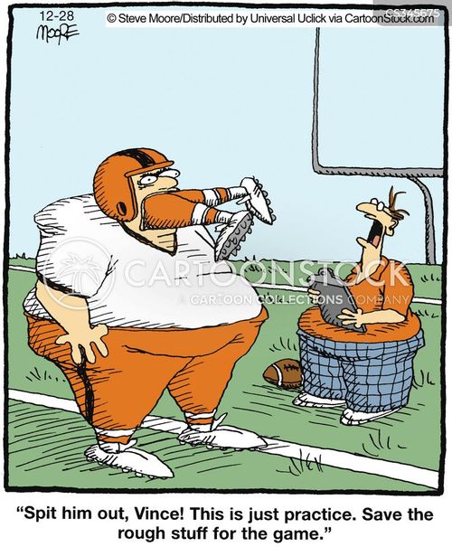 Football Practice Cartoons and Comics - funny pictures from CartoonStock